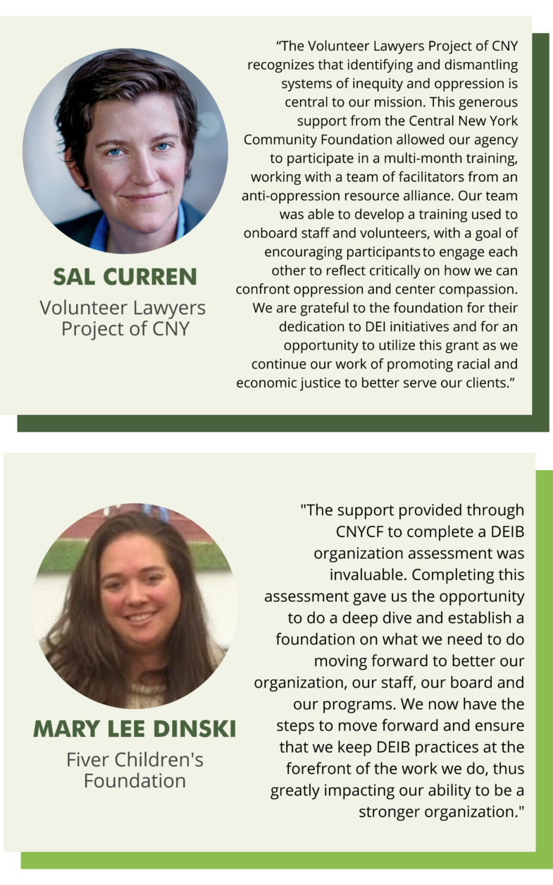 Internal Diversity, Equity & Action (IDEA) Grants - Central New York Community Foundation