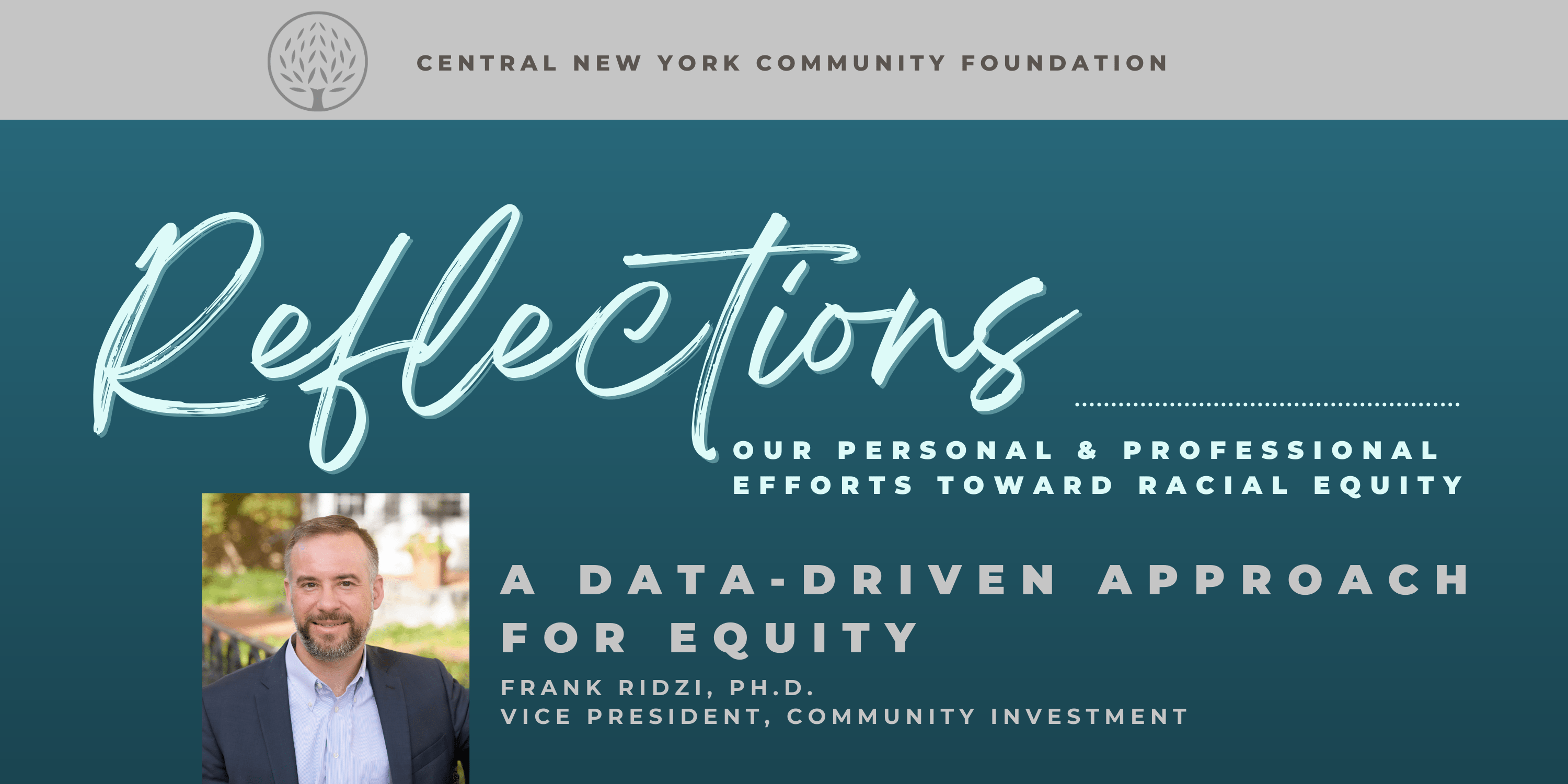 Reflections: A Data-Driven Approach for Equity - Central New York ...