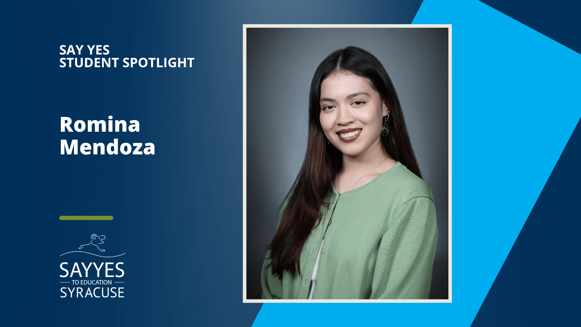 Say Yes Student Spotlight | Romina Mendoza - Central New York Community ...